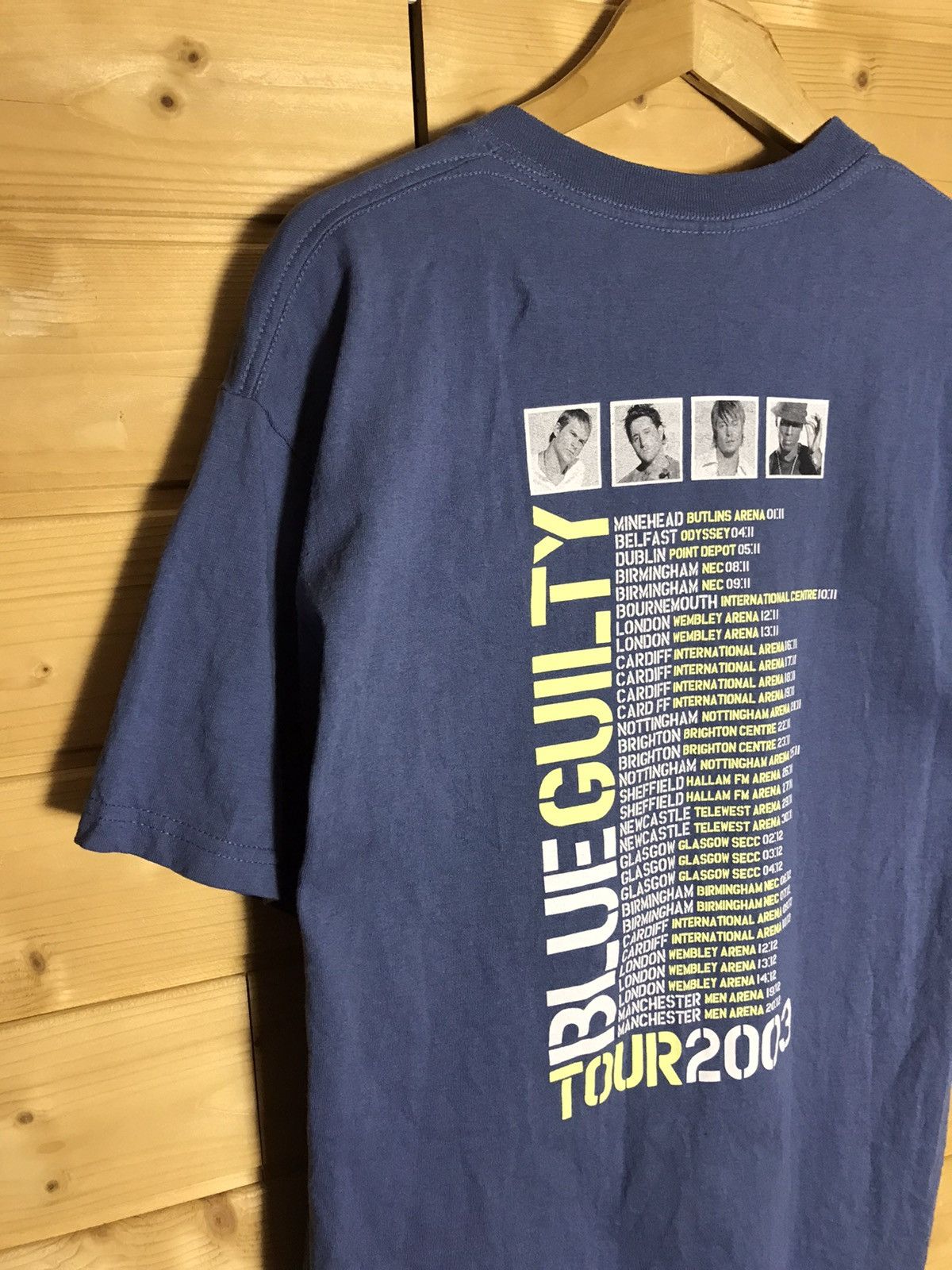 Band Tees × Vintage 2003 Vintage Blue Guilty tour t-shirt | Grailed