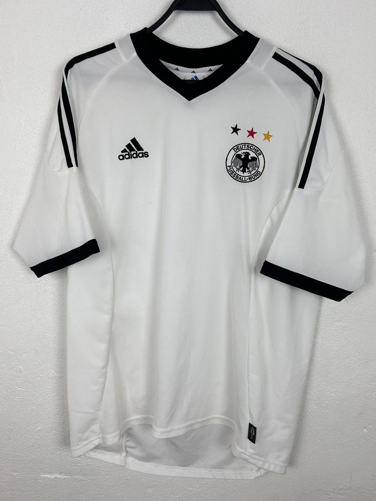 Adidas 00s Vintage Adidas Germany DFB 2002/03 Home Kit Jersey | Grailed