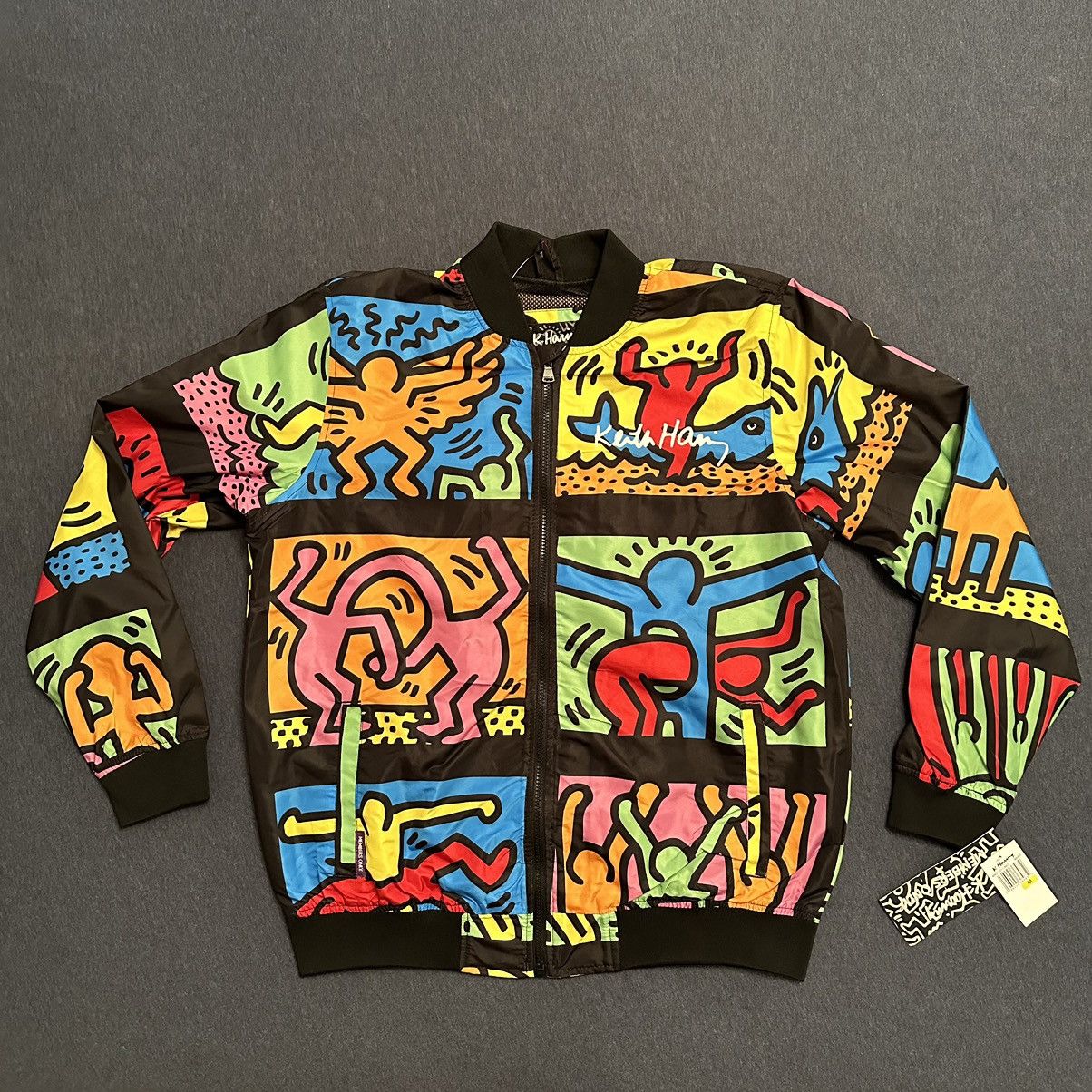 Keith Haring × Members Only Members Only Keith Haring Bomber ...