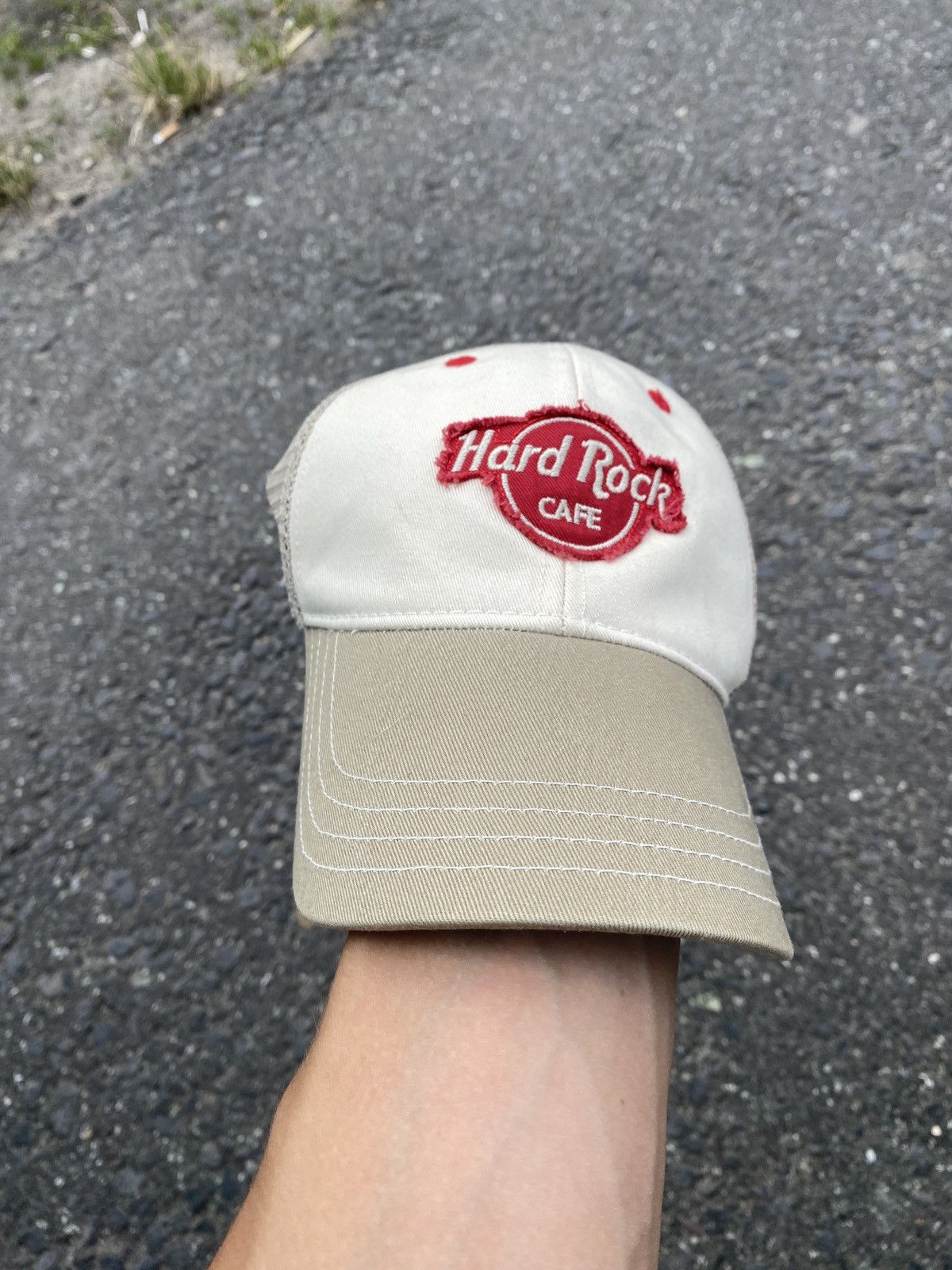 Vintage Beige Hard Rock Cafe Tokyo Trucker Hat Cap One Size | Grailed