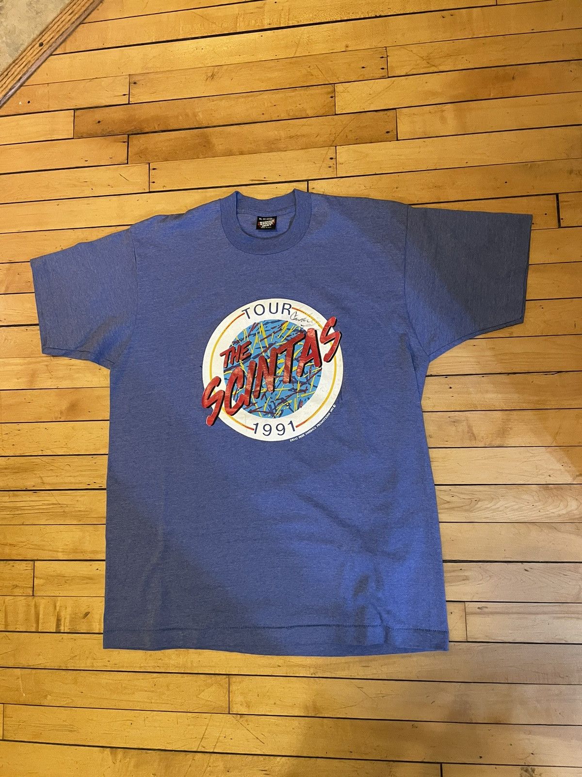 Made In Usa × Screen Stars × Vintage Vintage 1991 Scintas Tour Single ...