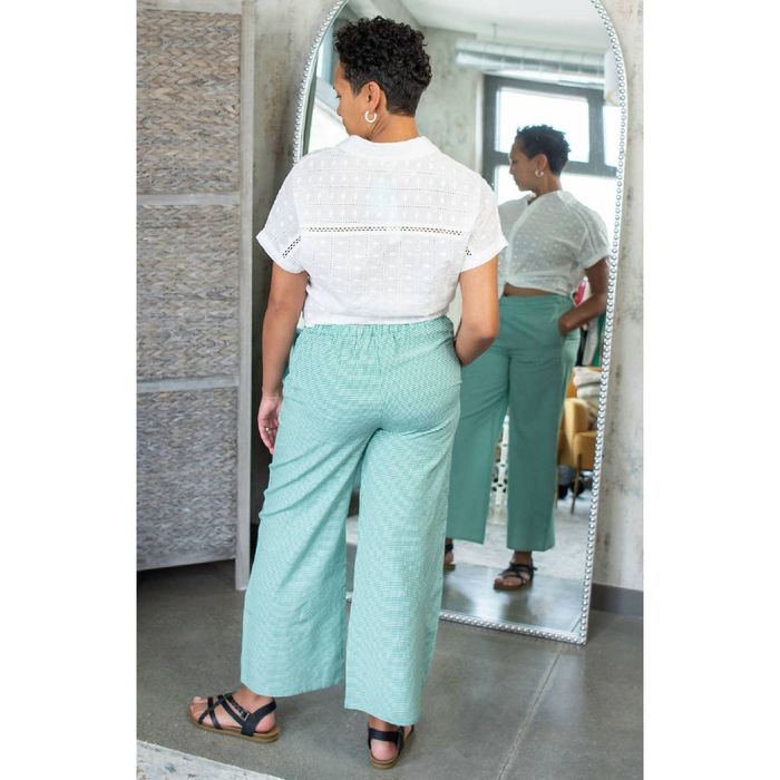 Compania Fantastica Seymour Gingham Trouser In Spring Green | Grailed Compania Fantastica Seymour Gingham Trouser In Spring Green | Grailed