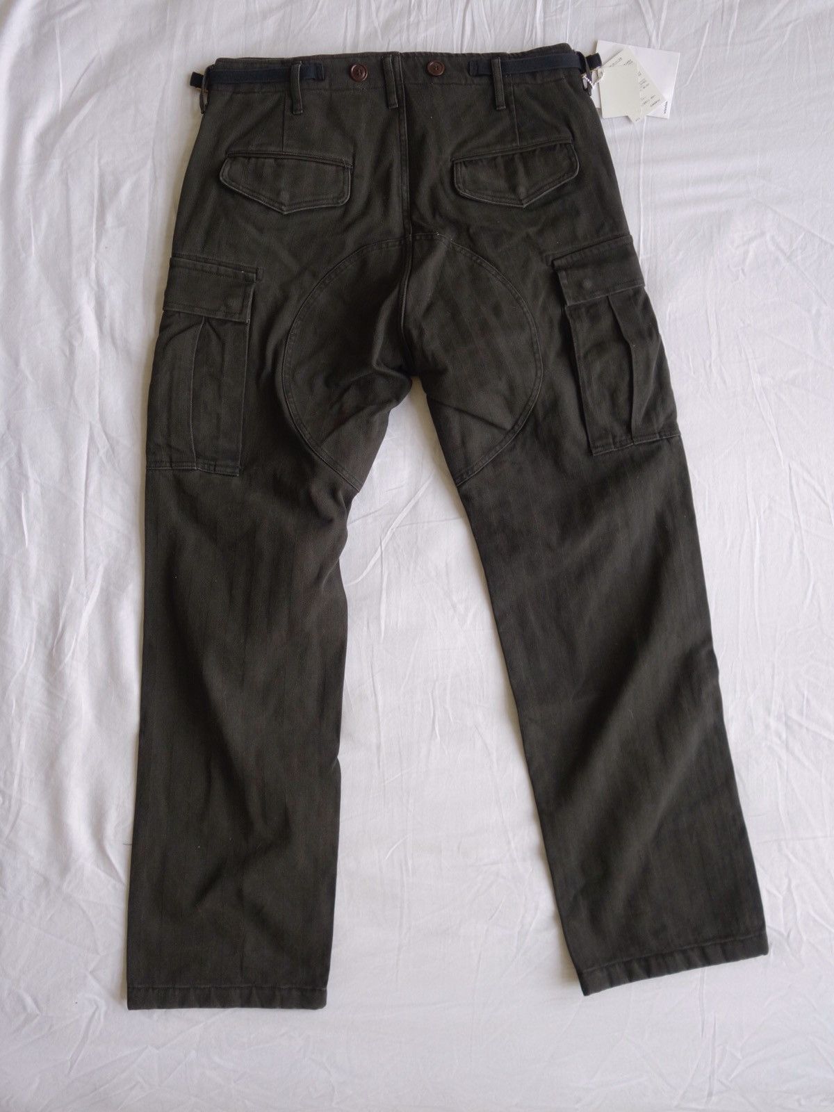 Visvim Eiger Sanction Pant WD Herringbone Navy | Grailed