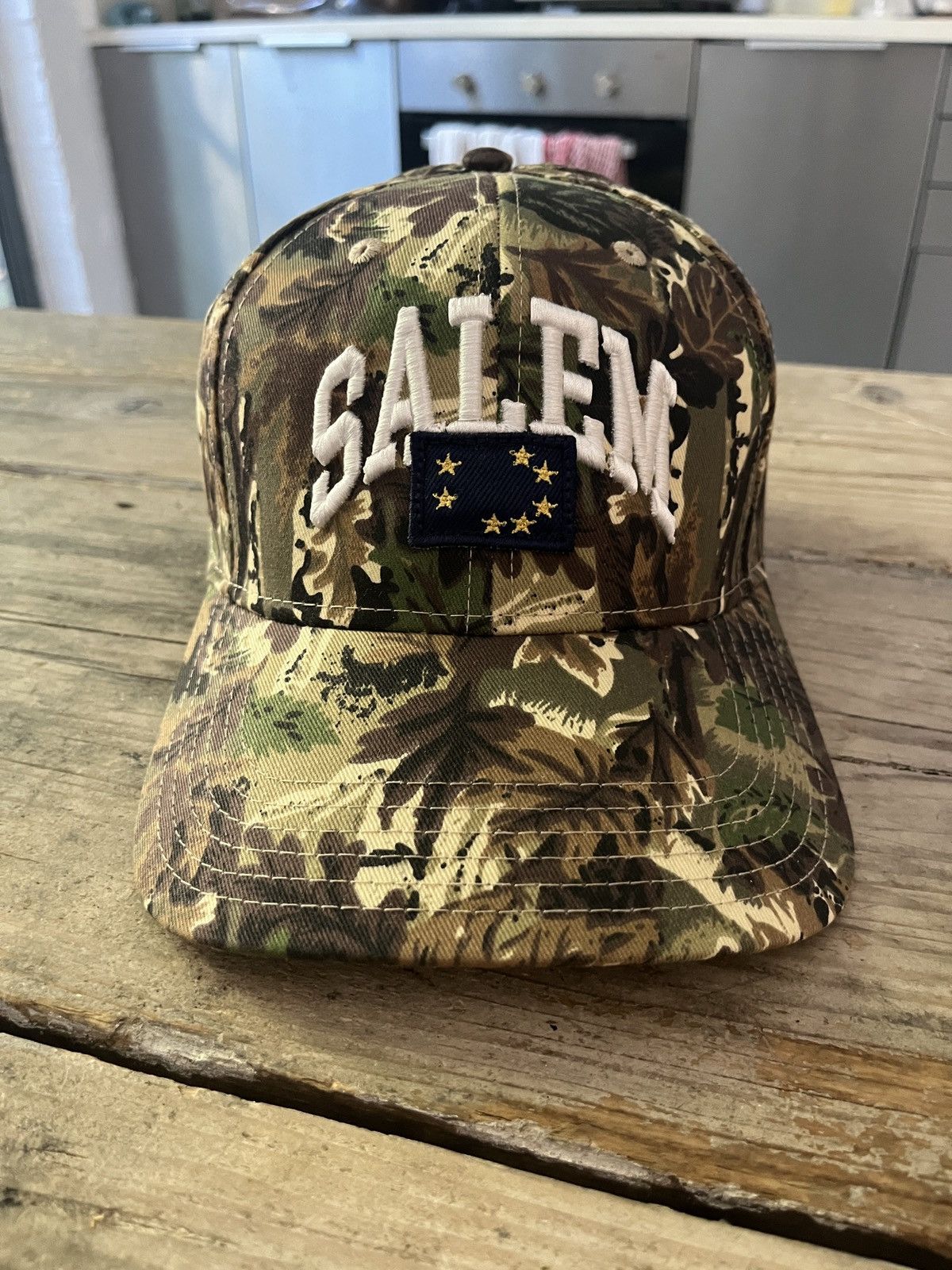 Yung Lean Salem S4LEM collegiate logo snapback | Grailed