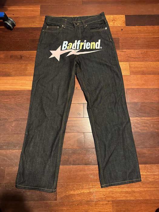 Badfriend bad friends multicolor badfriend jeans | Grailed