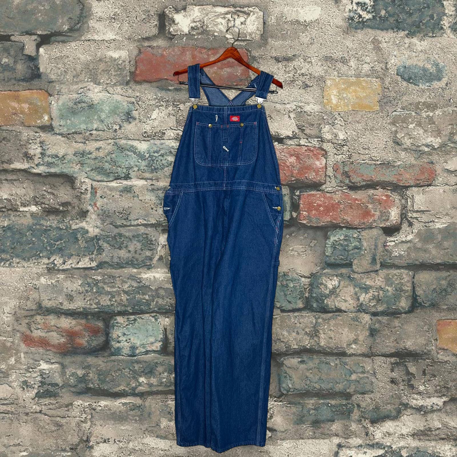 Dickies × Streetwear × Vintage Vintage Dickies Carpenter Overalls Dark ...