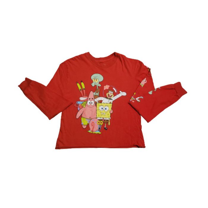 Nickelodeon Nickelodeon Spongebob Squarepants T-Shirt Tee Red | Women's ...