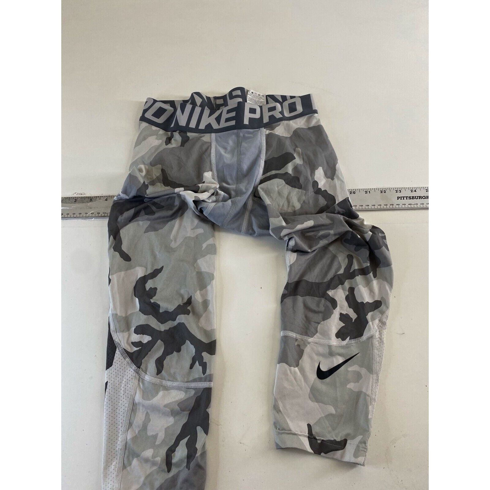 Nike Nike Pro Gray Camoflage Compression Pants Medium M | Grailed