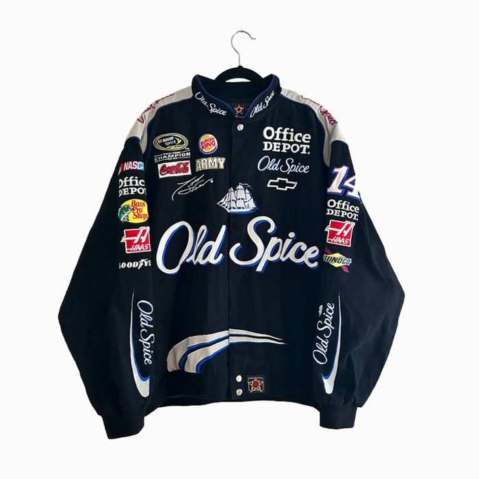 Vintage JH Design Old Spice NASCAR Racing Jacket | Grailed
