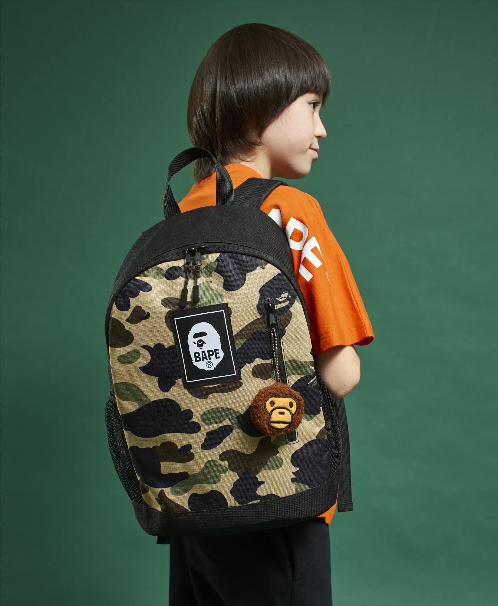 Bape 🔥 BAPE Backpack Camo Baby Milo Plush Book Bag | Grailed