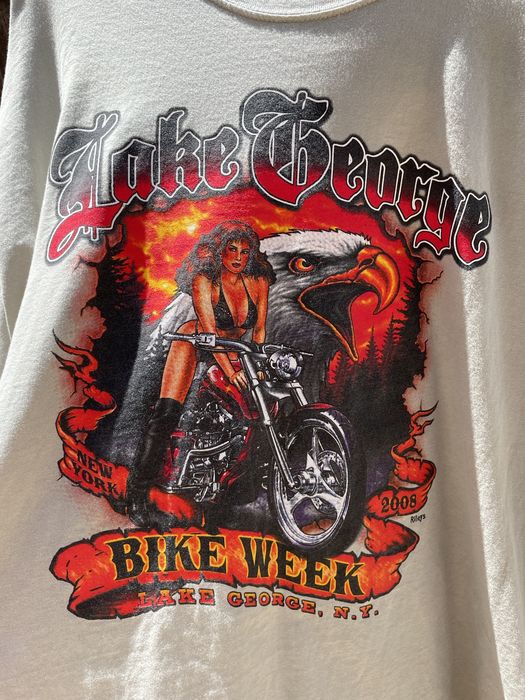 Vintage Lake George bike week longsleeve | Grailed