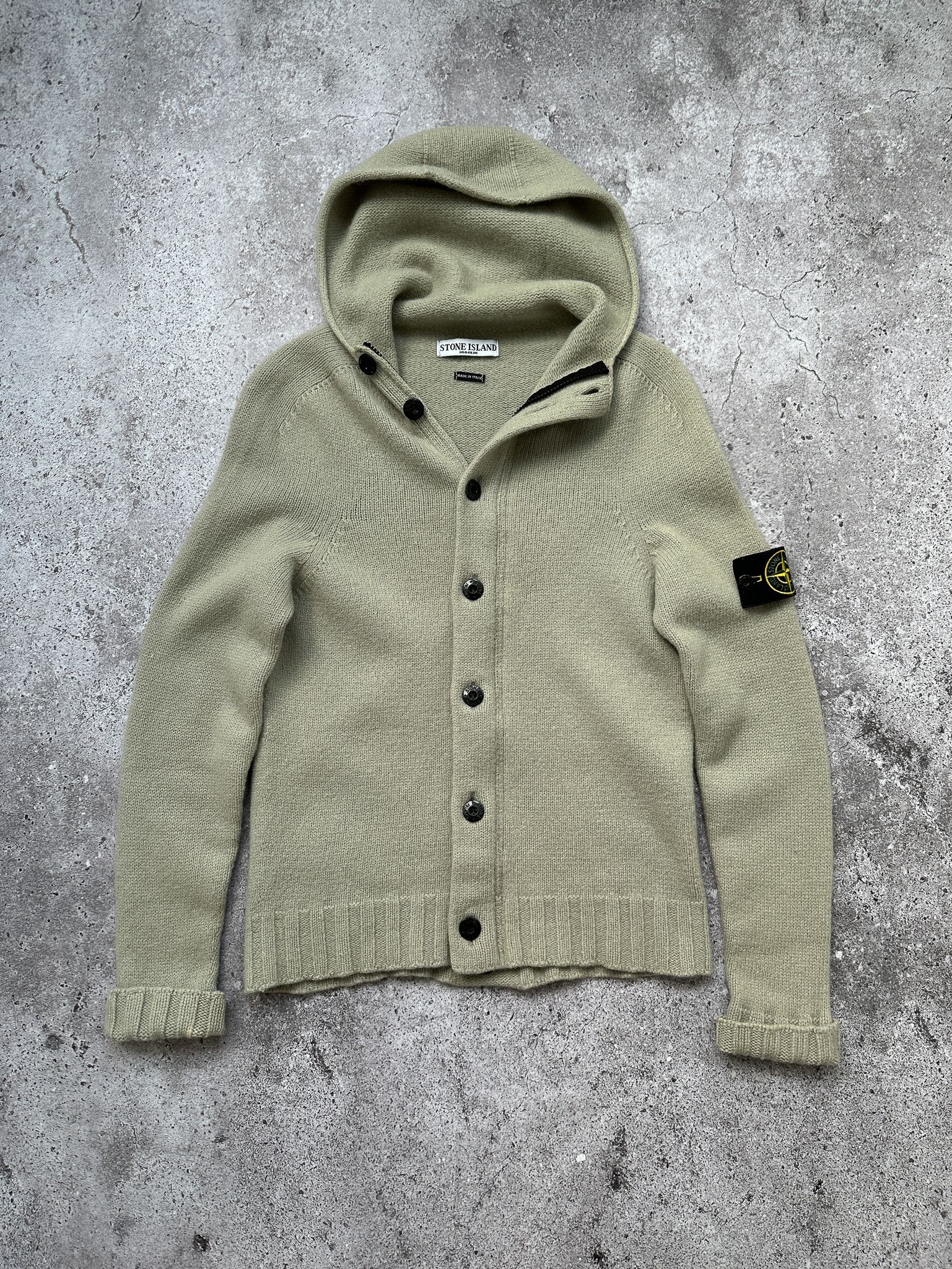 Stone Island Vintage Stone Island Knit Full Zip Sweater | Grailed