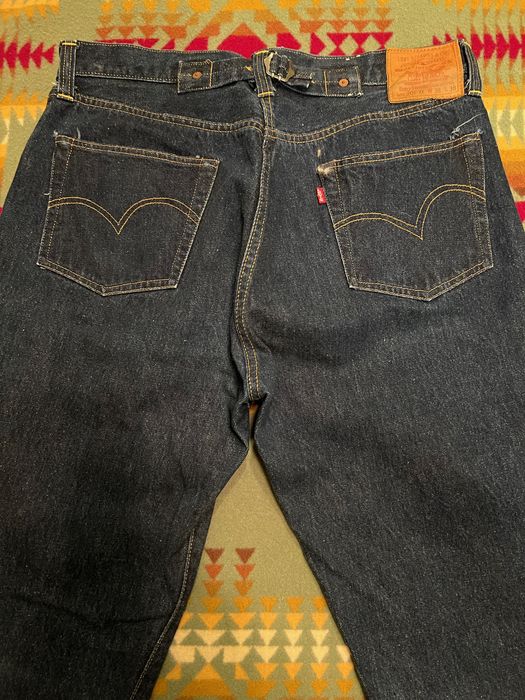 LVC 1990s Levis pre-LVC Selvedge Cinch-Back jeans | Grailed