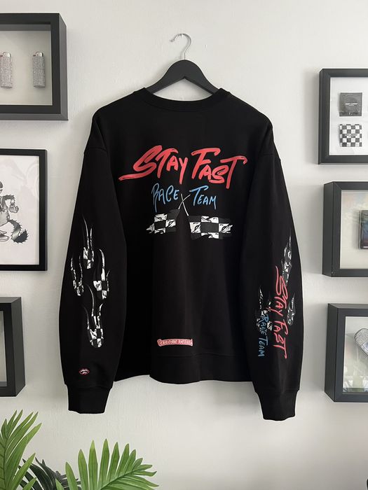 Chrome Hearts CHROME HEARTS MATTY BOY STAY FAST RACING TEAM CREWNECK ...