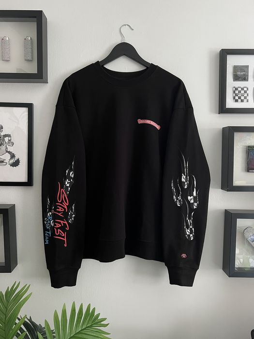 Chrome Hearts CHROME HEARTS MATTY BOY STAY FAST RACING TEAM CREWNECK ...