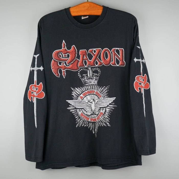 Vintage 2005 Saxon Tour T-Shirt Night Out With The Boys | Grailed
