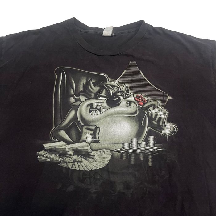 Vintage INSANE VINTAGE Y2K TAZ GANGSTER SHIRT OVERSIZED FADED | Grailed