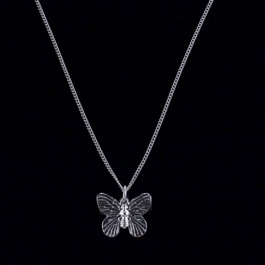Jewelry Silver LAST DROP Silver Playboi Carti Butterfly Necklace 20 Grailed