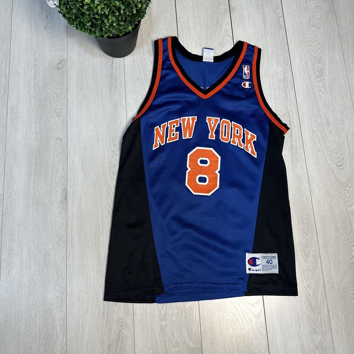 Champion × NBA × Vintage Champion NBA New York vintage 90s streetwear y2k style | Grailed