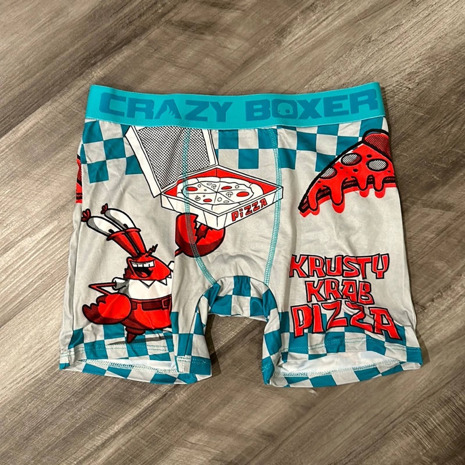 1 SpongeBob SquarePants Krusty Krab Pizza Boxer Brief | Grailed