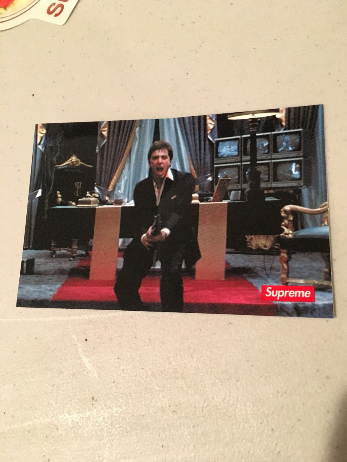 Supreme Scarface Sticker | Grailed