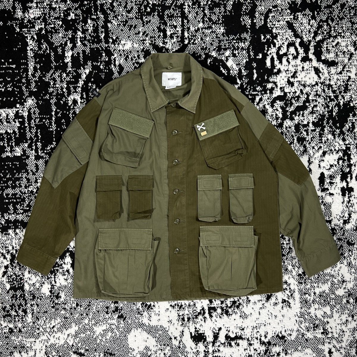 Wtaps WTAPS MODULAR SHIRT COTTON RIPSTOP ‘LONG LIVE WTAPS’ 17AW | Grailed