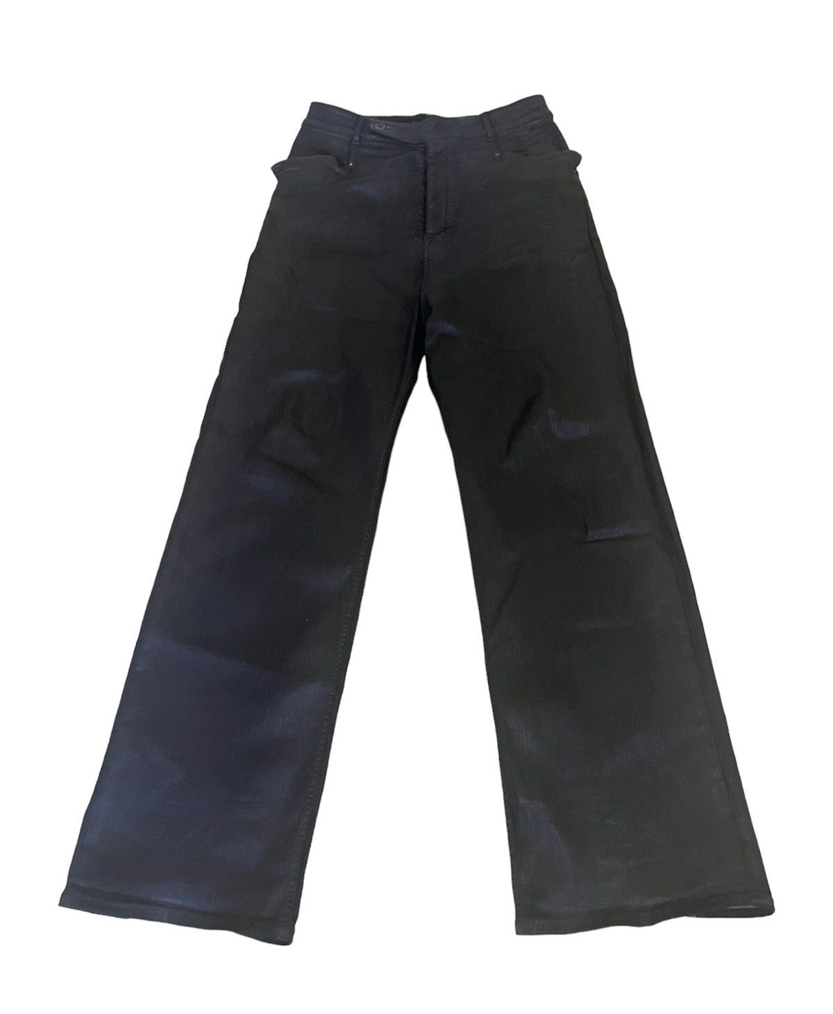 Rick Owens Rick Owens SS17 Mastadon Cut Waxed Jeans | Grailed