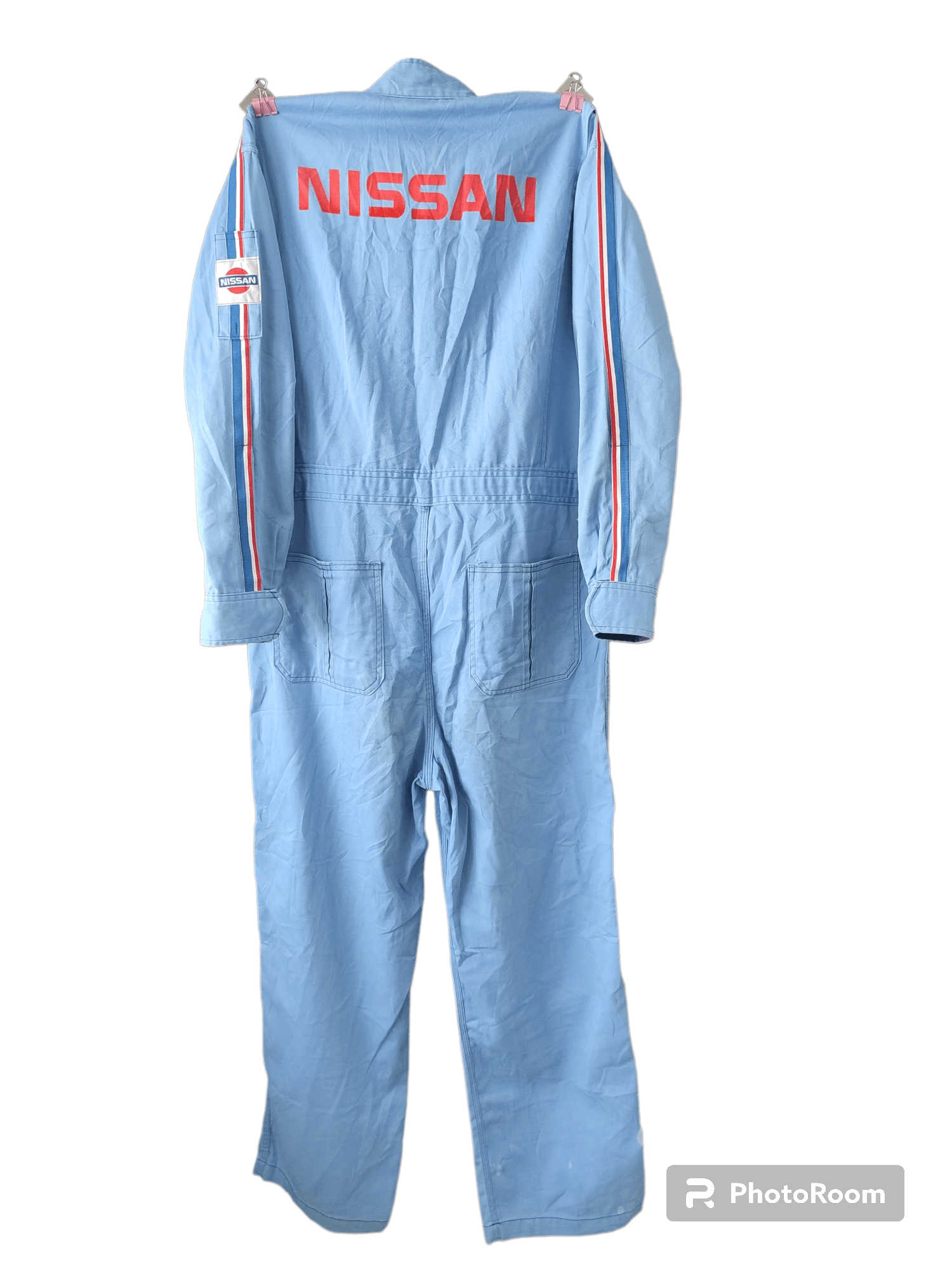 Japanese Brand × Racing × Vintage Retro Nissan Vintage Coverall With ...