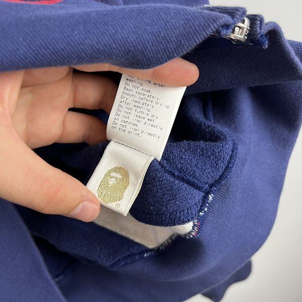 Bape Bape Union Jack Zip Hoodie | Grailed