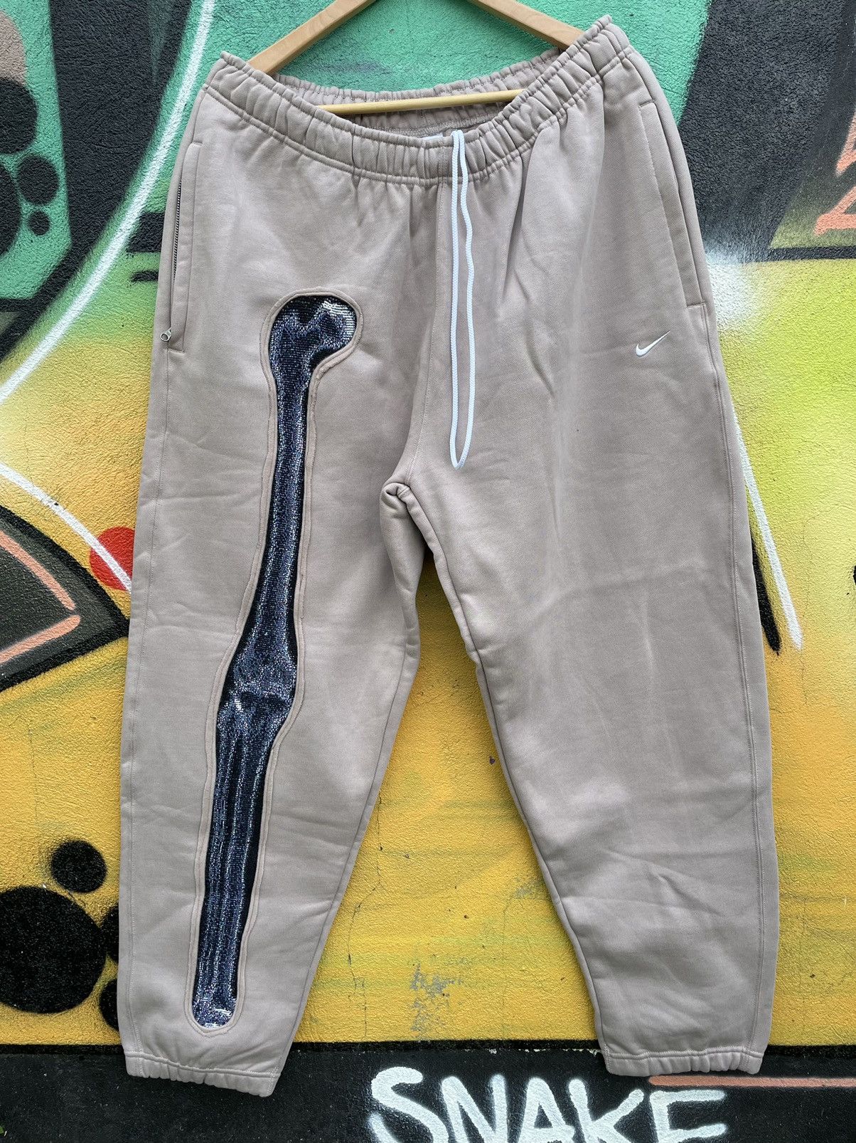 Nike Reworked Nike lab (Skeleton) sweatpants pants new custom | Grailed