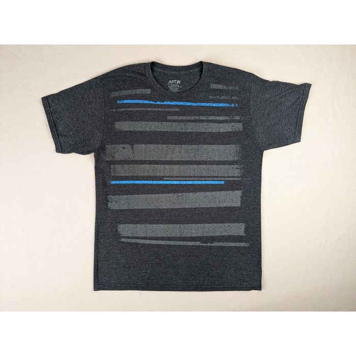 Apt. 9 Apt 9 Shirt Adult Large Thin Blue Line LEO Graphic Tee | Grailed