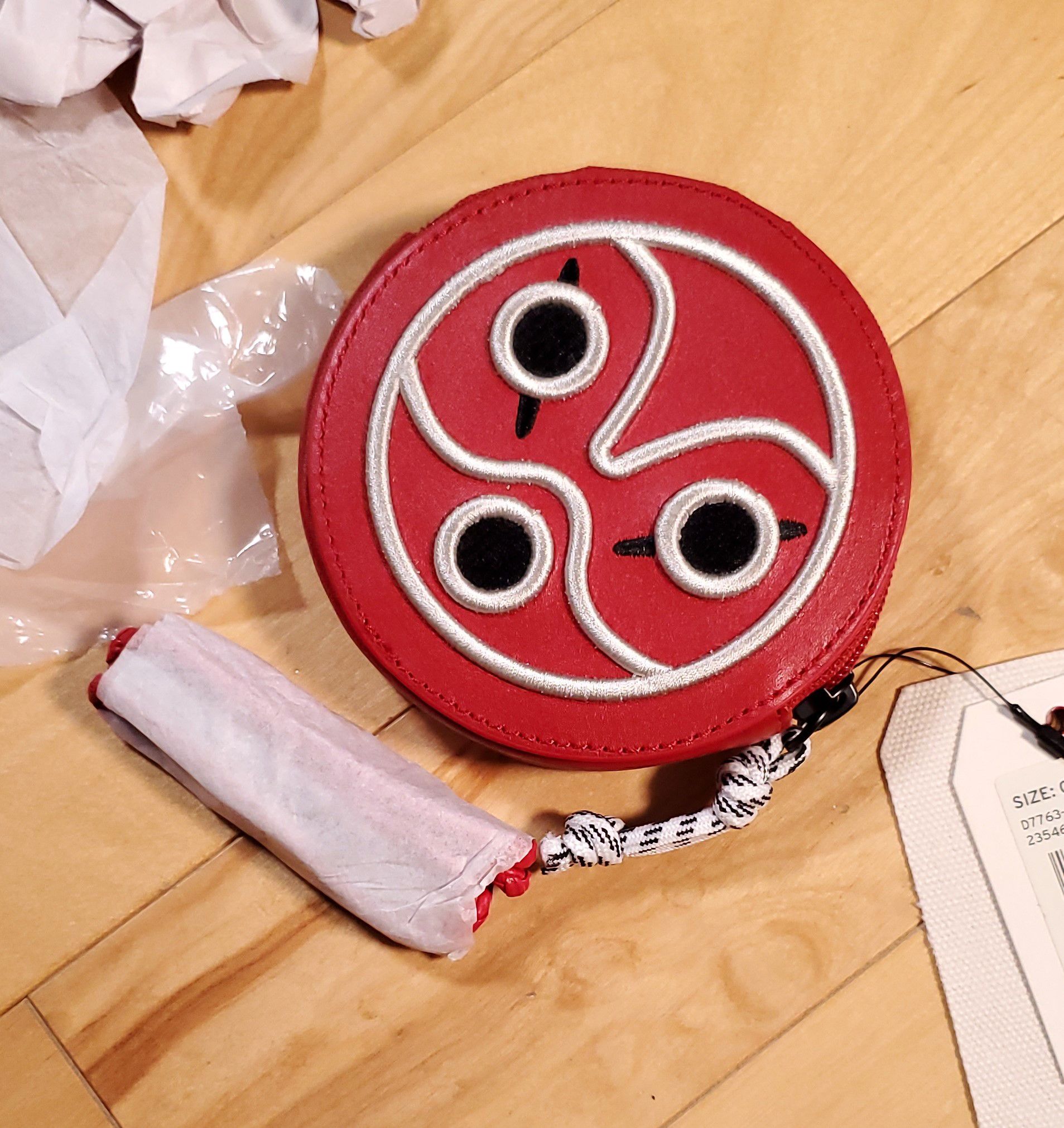 Levi's Levis x Princess Mononoke San's mask leather coin bag | Grailed