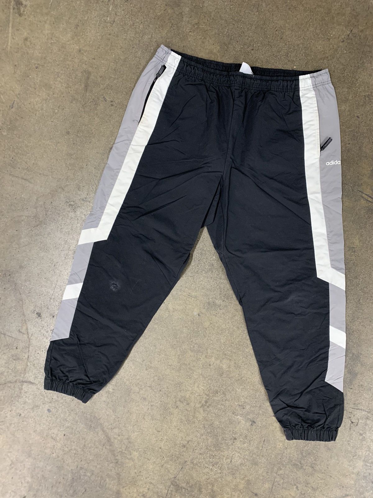Adidas × Streetwear Adidas Shell Distressed Track Pants | Grailed