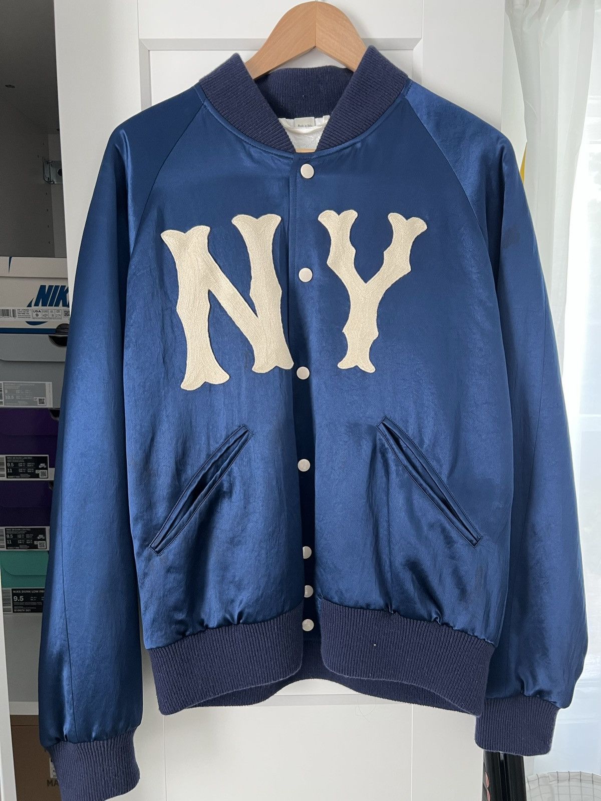 Gucci × New York Yankees Gucci NY Yankees Bomber Jacket | Grailed