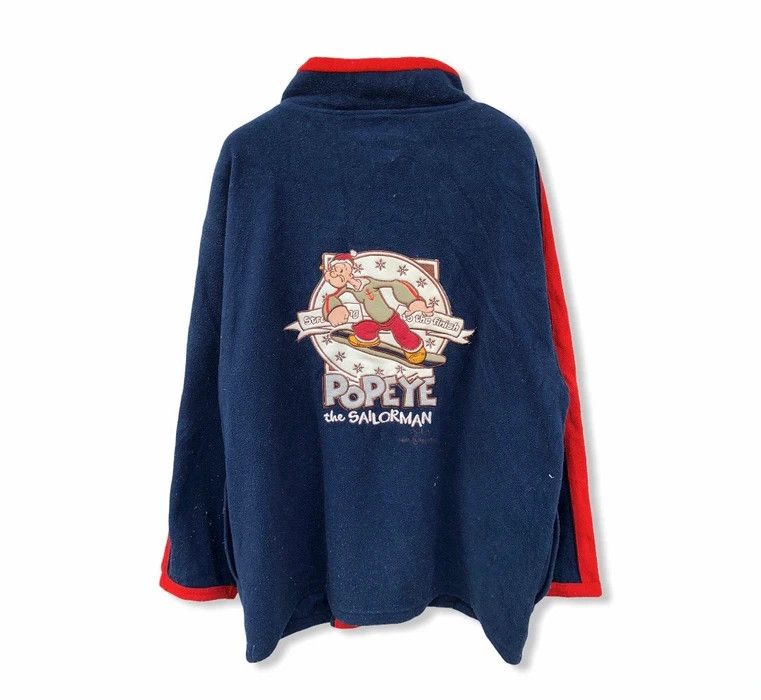 Vintage Vintage Gianni Valentino Popeye Cartoon Big Logo Jacket | Grailed