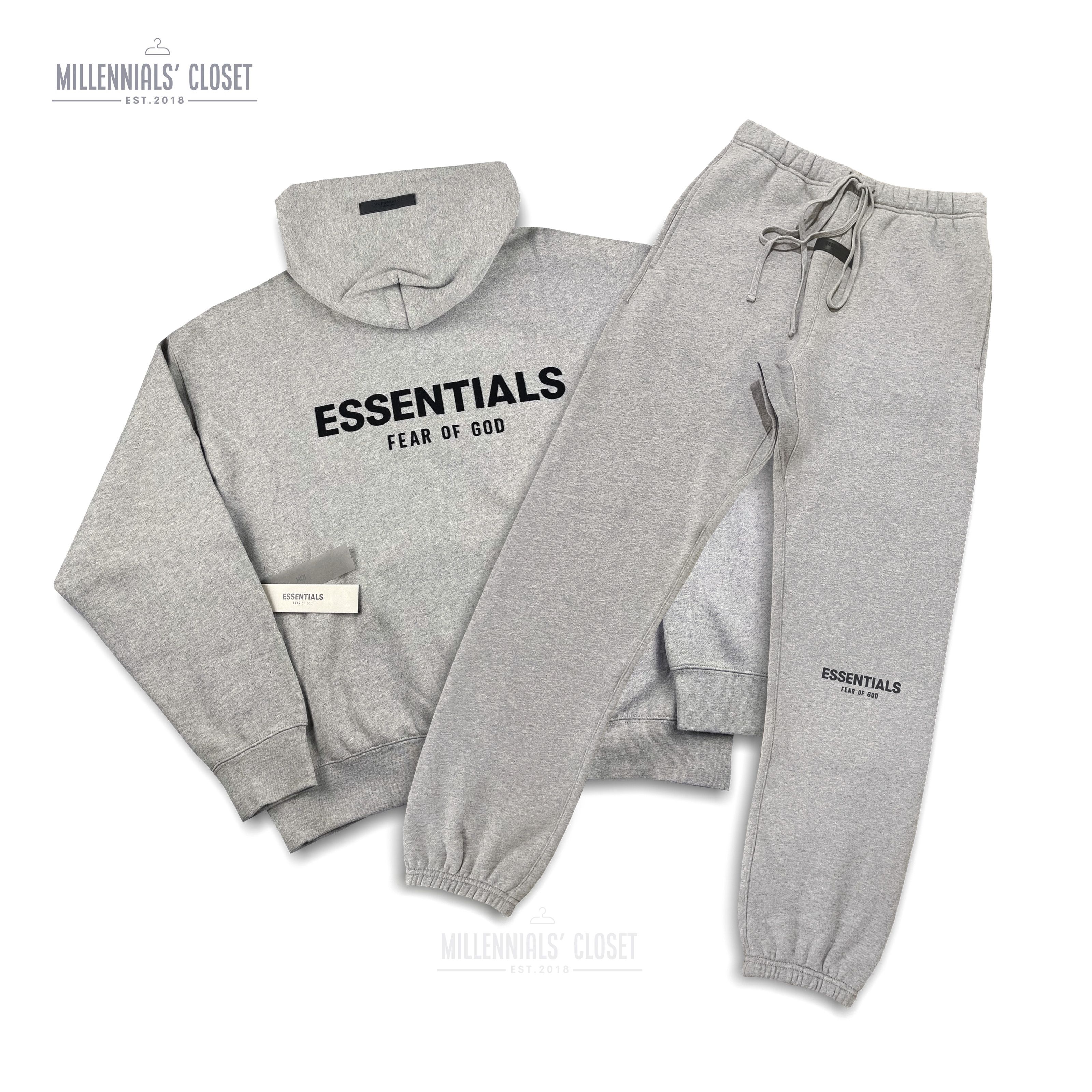 Fear of God Fear of God Essentials Tracksuit Dark Oatmeal 2022 size M ...