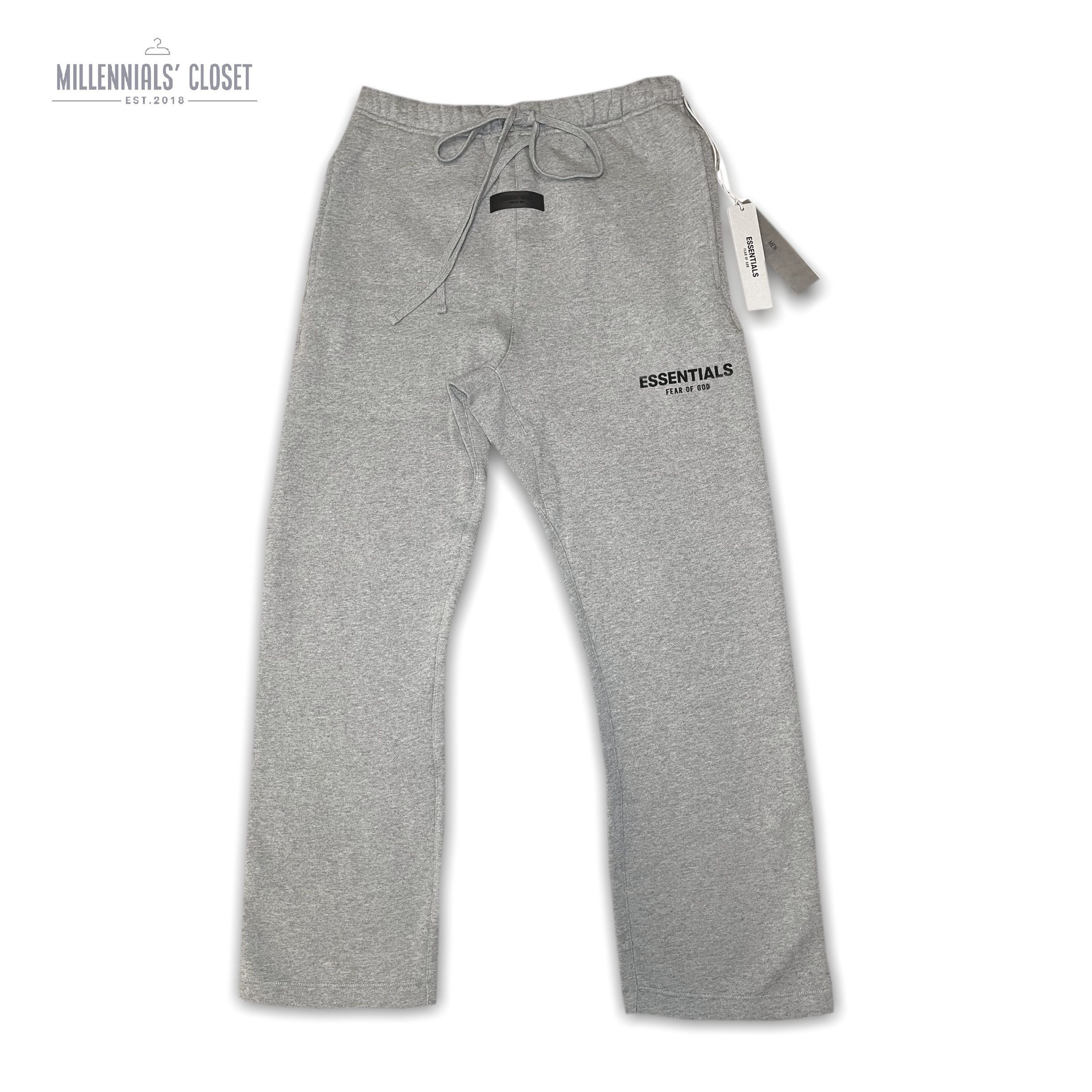 Fear of God Fear of God Essentials Relaxed Sweatpants Dark Oatmeal L ...