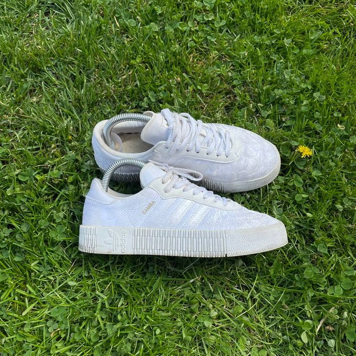 Adidas Shoes Adidas Samba Platform Sneakers Size US 7 White | Grailed