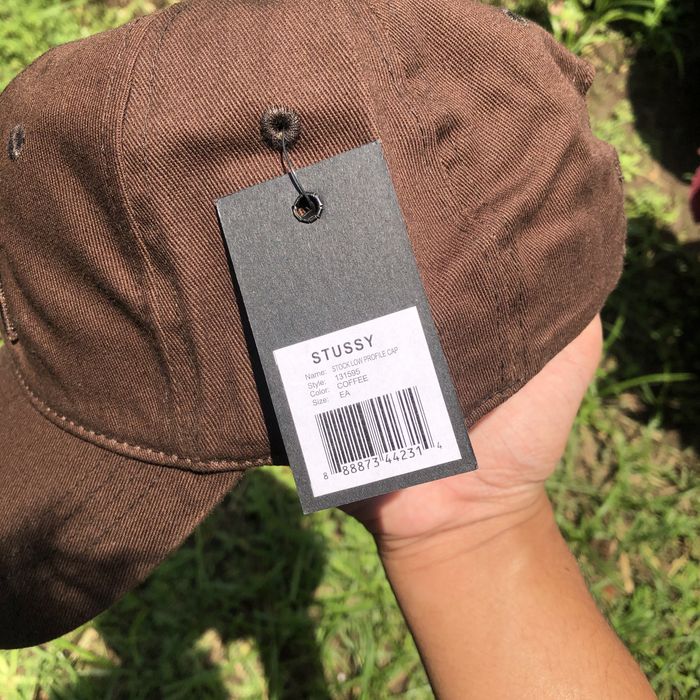 Vintage Stussy Brown Cap Hat | Grailed