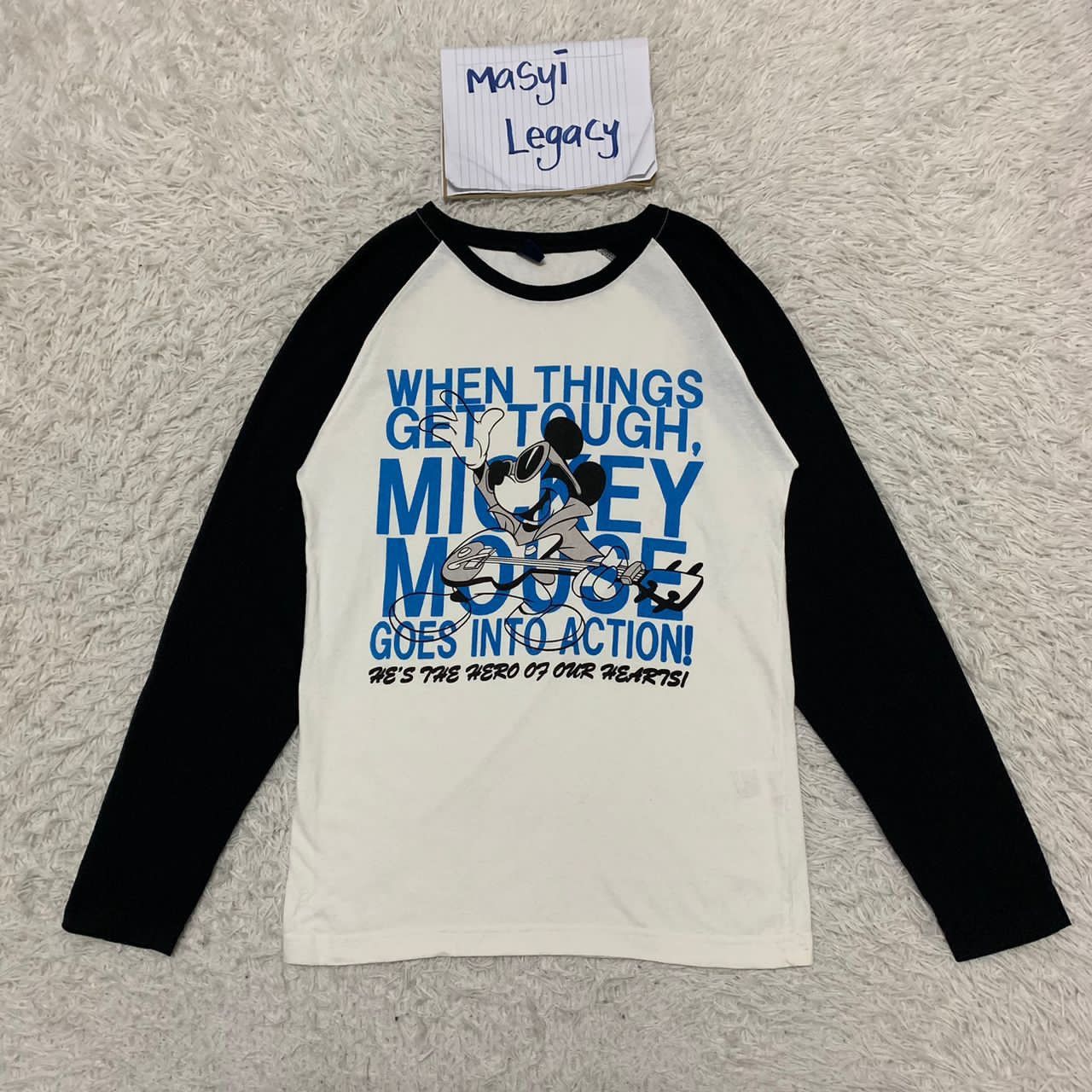 Vintage Disney Mickey Mouse long sleeves tshirt | Grailed