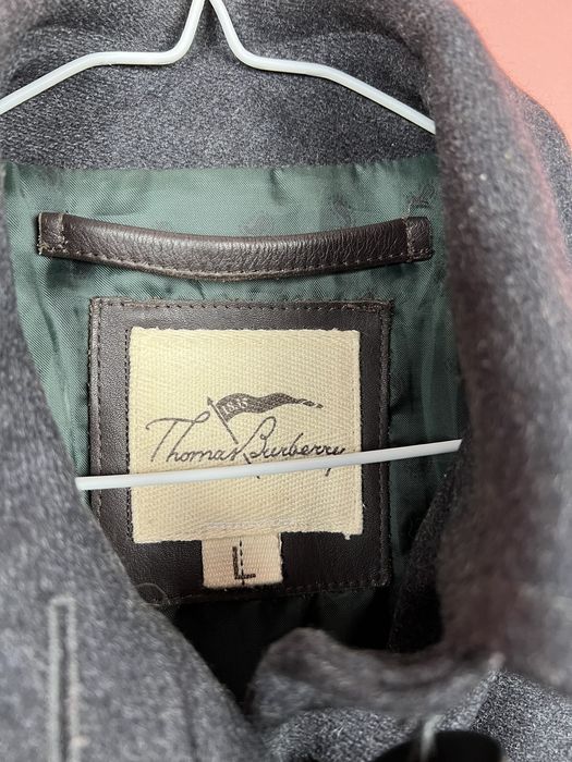 Burberry Thomas burberry wool coat packet jacket streetwear | Grailed