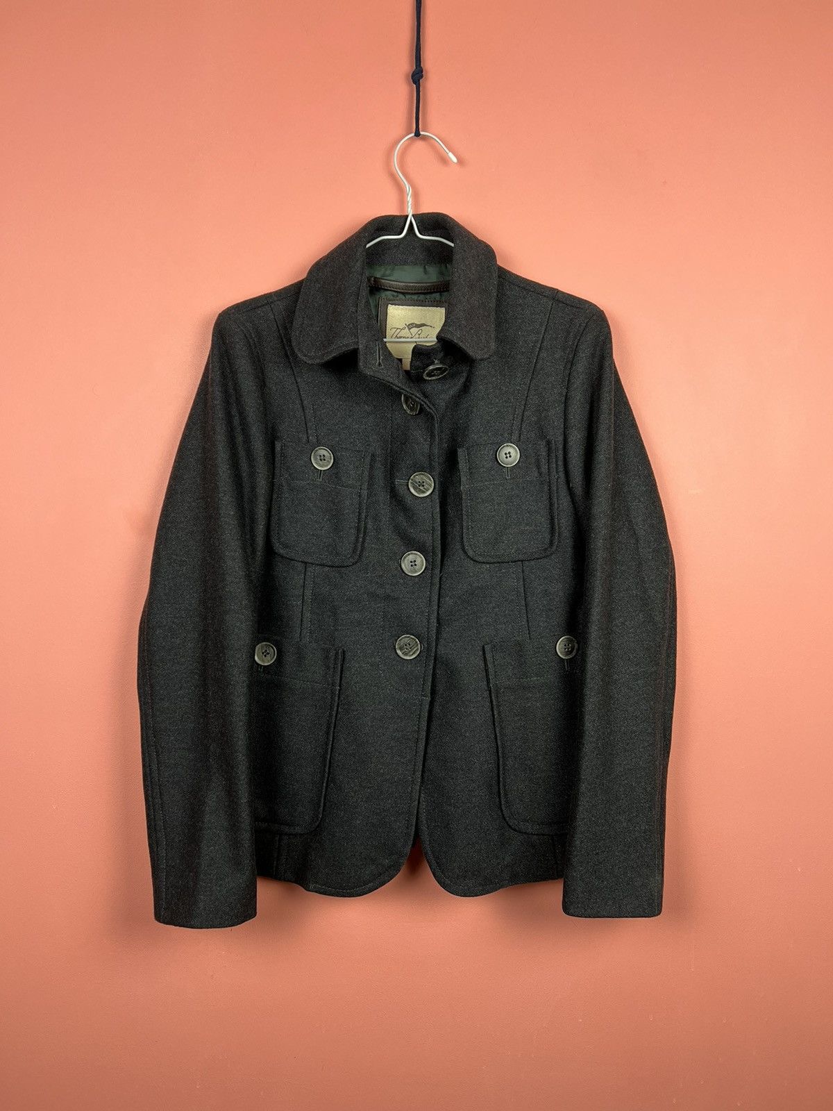 Burberry × Luxury × Streetwear Thomas burberry wool coat packet jacket ...