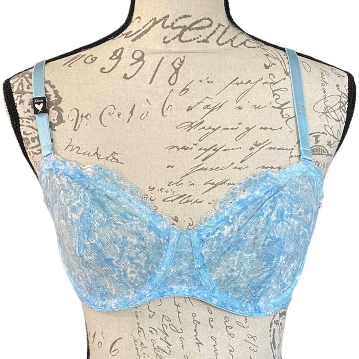 Victoria's Secret NWT Victoria's Secret Blue Lace Bra Size 32DD | Grailed Victoria's Secret NWT Victoria's Secret Blue Lace Bra Size 32DD | Grailed
