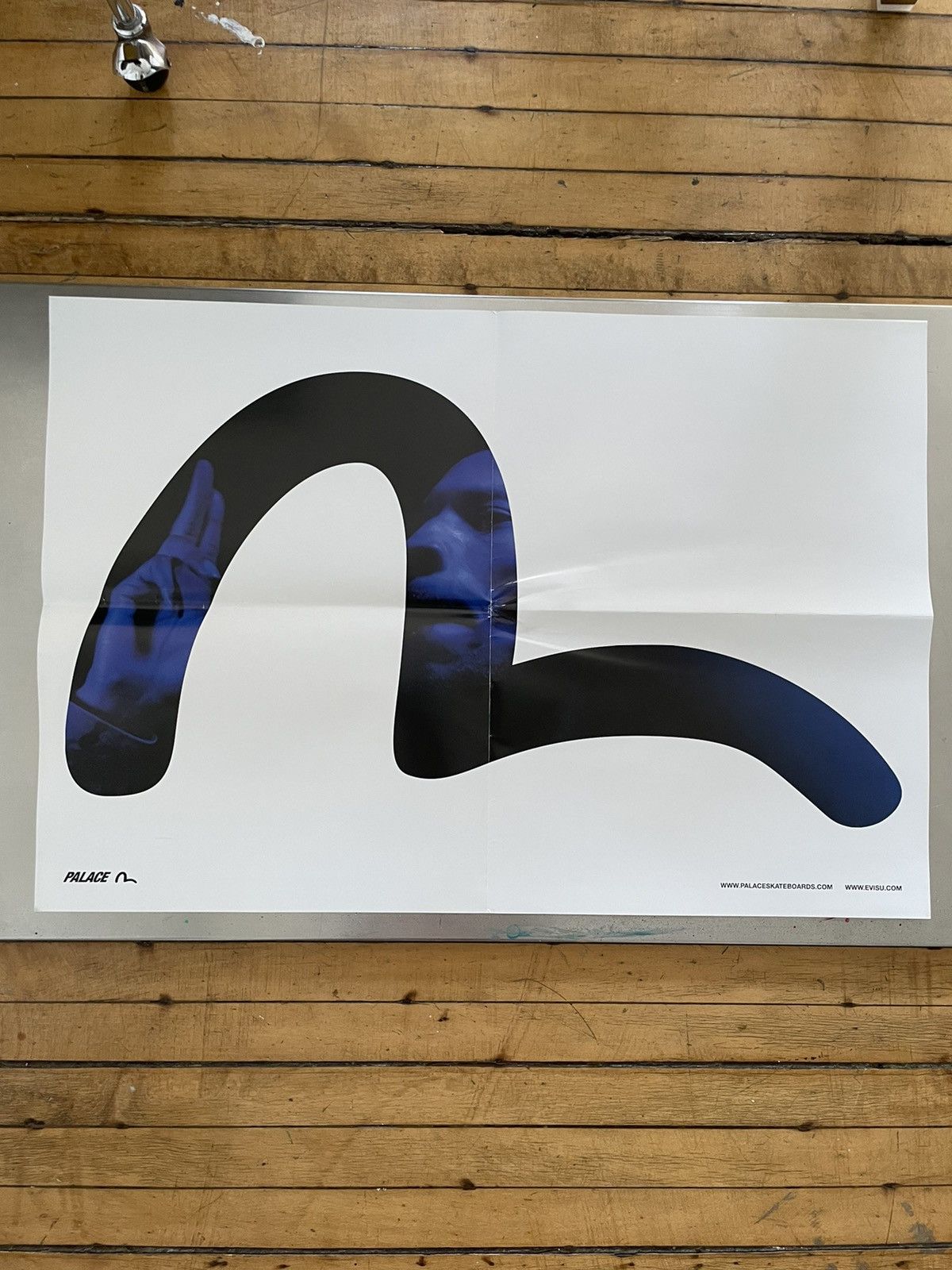 Palace Palace Evisu poster ad | Grailed