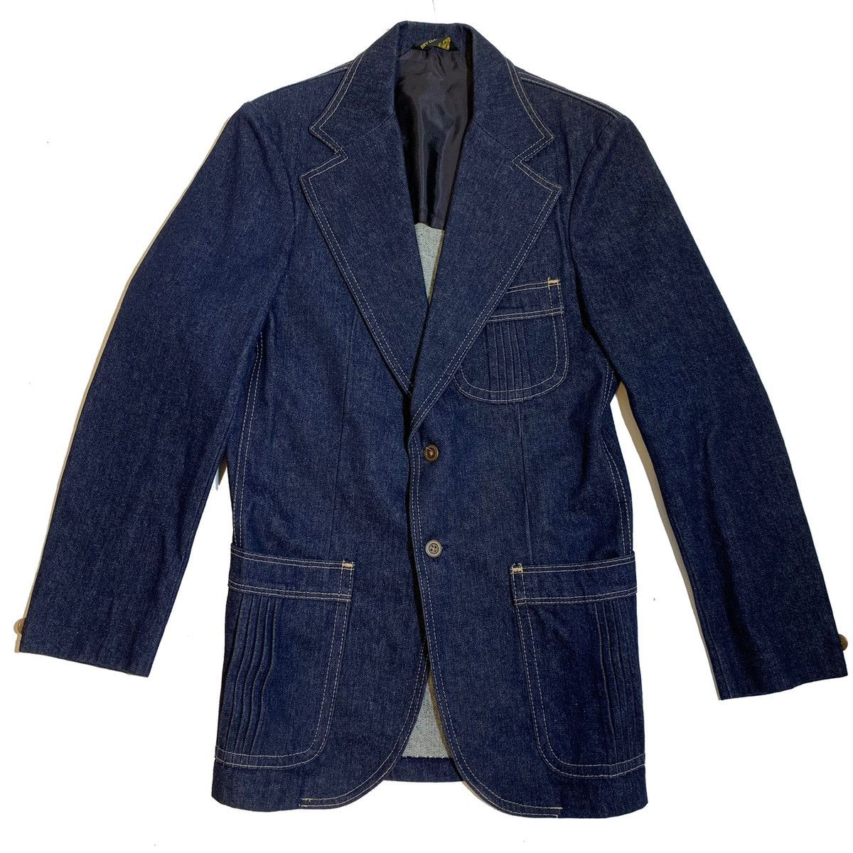 Vintage Vintage 70s Farah Denim Blazer Coat Disco Western Jacket | Grailed