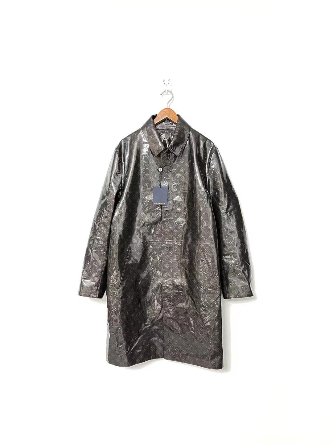 Louis Vuitton × Virgil Abloh Louis Vuitton PVC Monogram Trench Coat ...