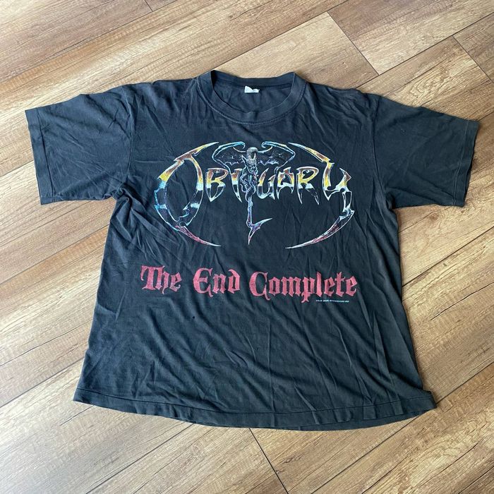 Vintage Vintage 1992 Obituary The End Complete Tour Band Tshirt | Grailed