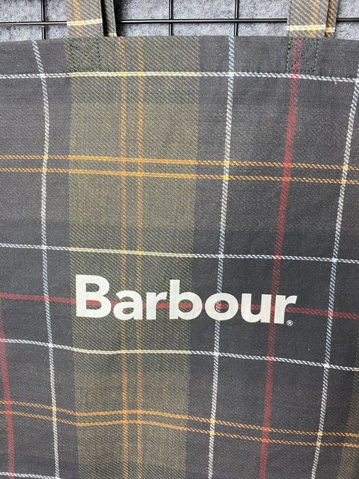 Barbour Barbour Streetwear Logo Tartan Checked Shopping Bag Size OS ...
