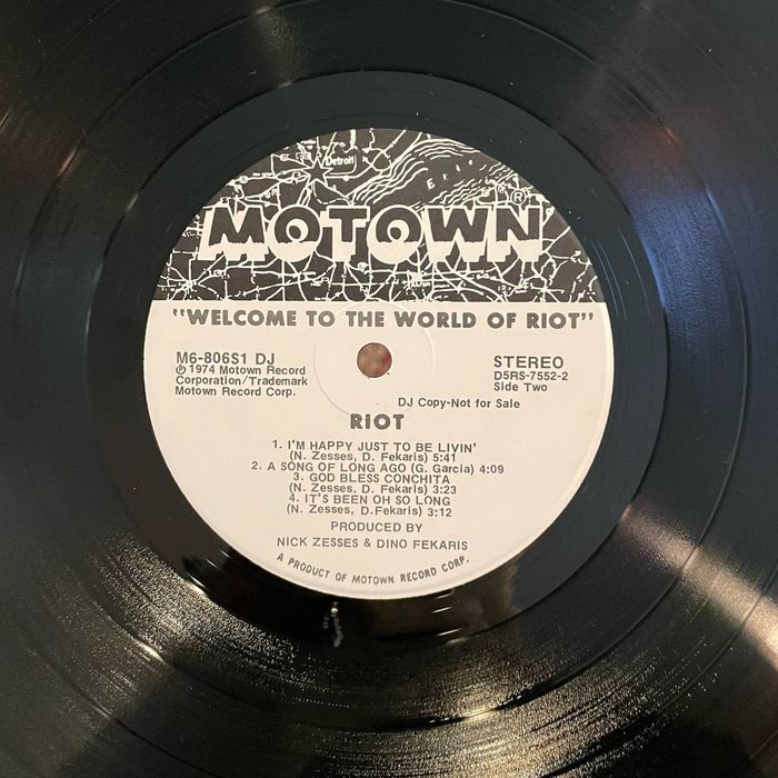 Blank Riot - Welcome To The World Of LP Promo vintage vinyl record ...