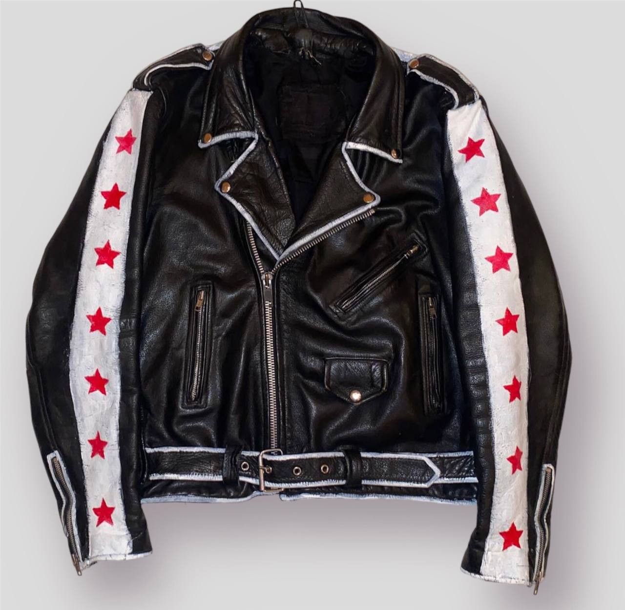Vintage Very Rare Hand Painted Leather Jacket Prodigy / Keith Flint ...